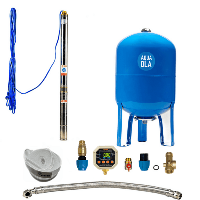 Centrala de apa menajera cu pompa submersibila 3Ti-15/50l - RTS cu ...