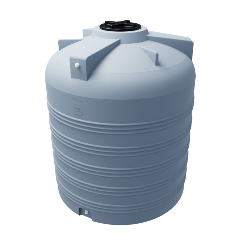 Butoi de apă V 3000L gri | Prodoshop.ro